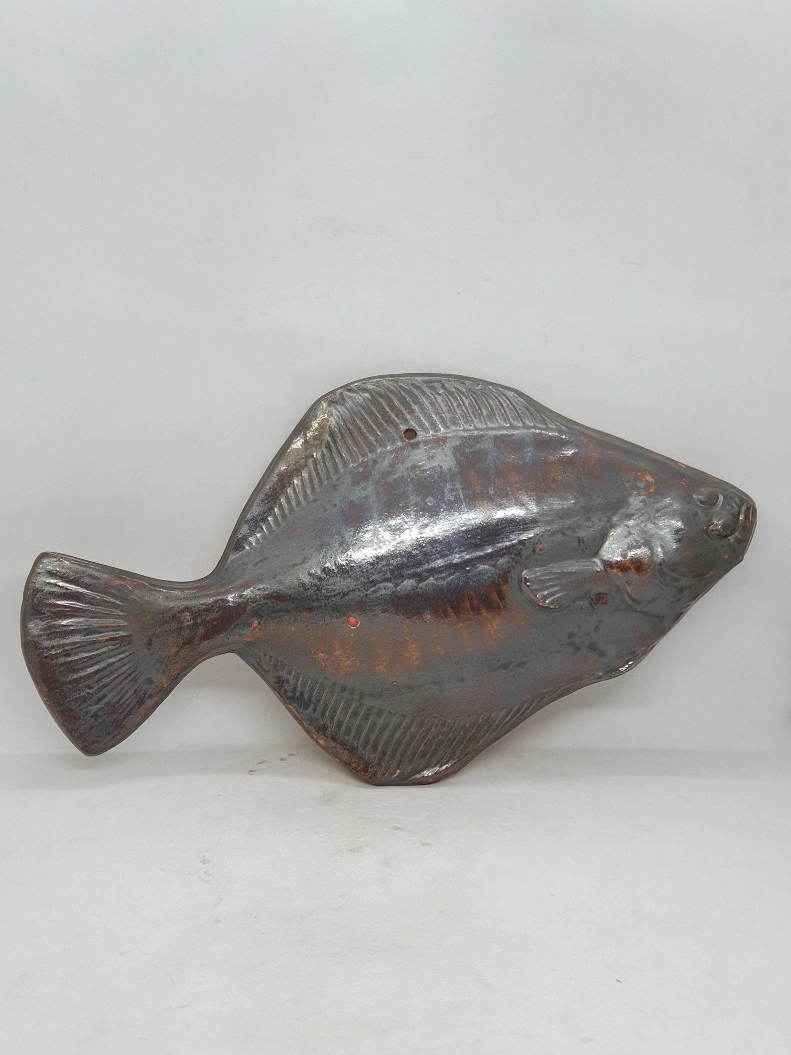 Vintage Ceramic Wall Plaque fish Made by Rose - Etsy