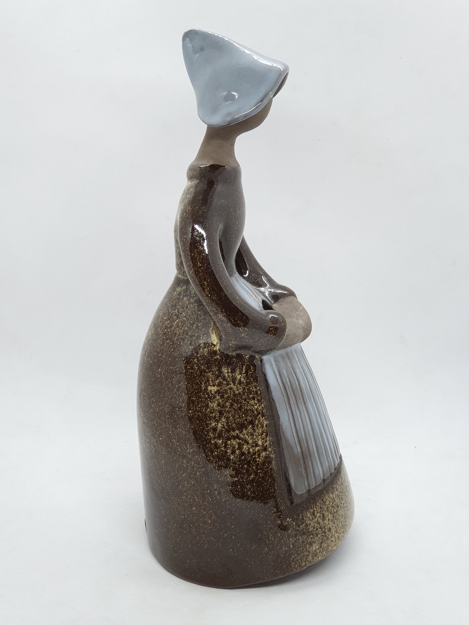 Large Vintage Swedish Ceramic Girl Figurine by Elsi Bourelius - Etsy