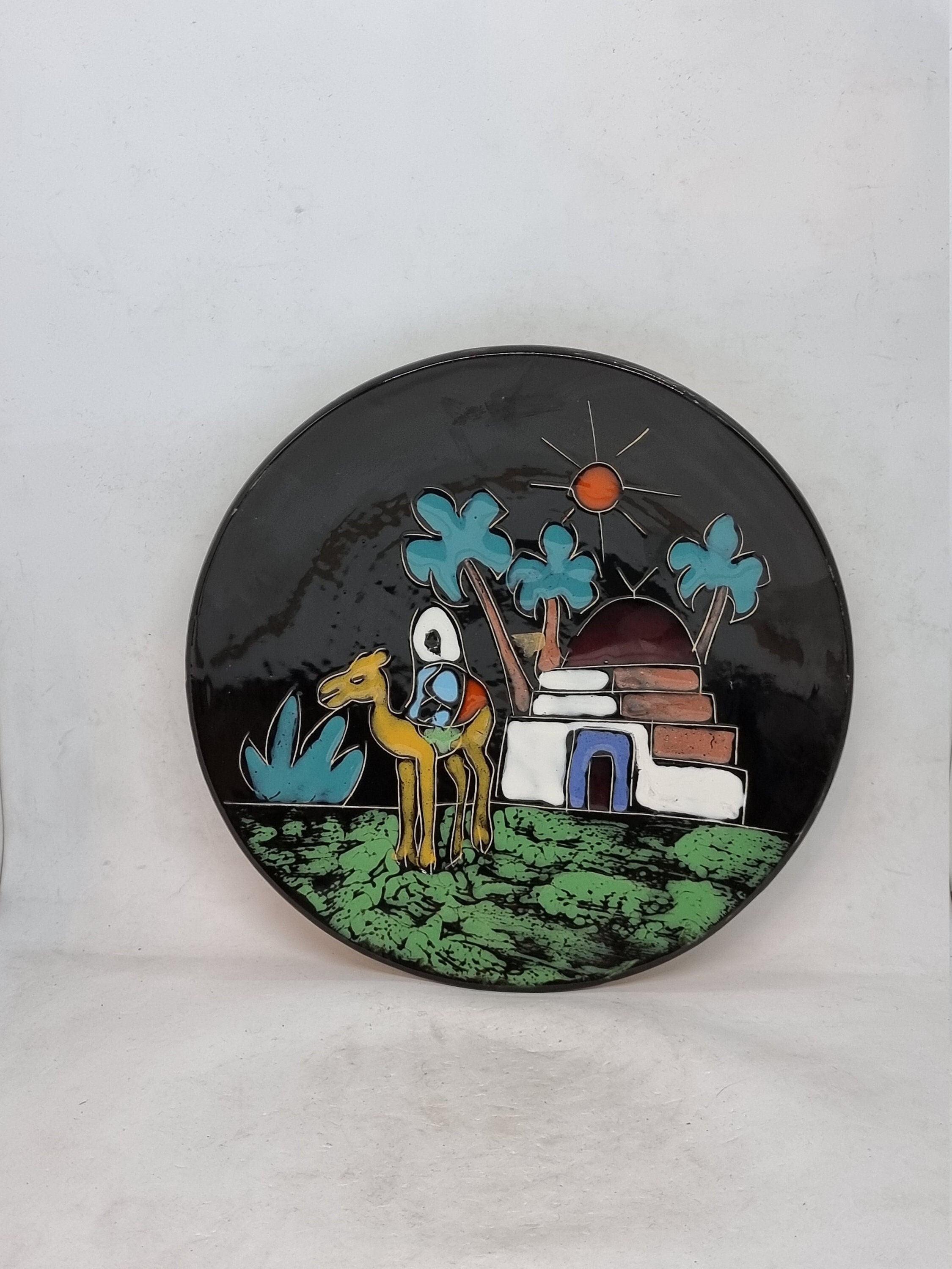 Vintage West Germany "ruscha Keramik" Wall Plaque | Germany Ceramic ...