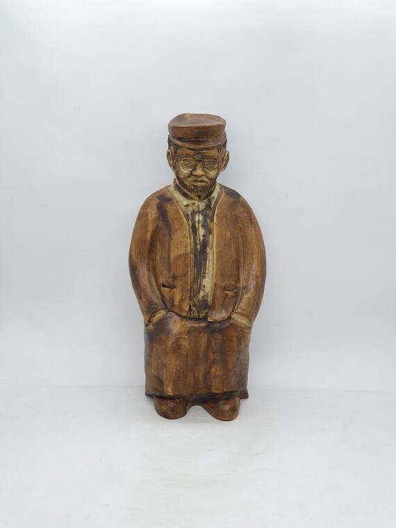 Heavy ceramic Jewish man statue Handmade Jewish statue | Etsy