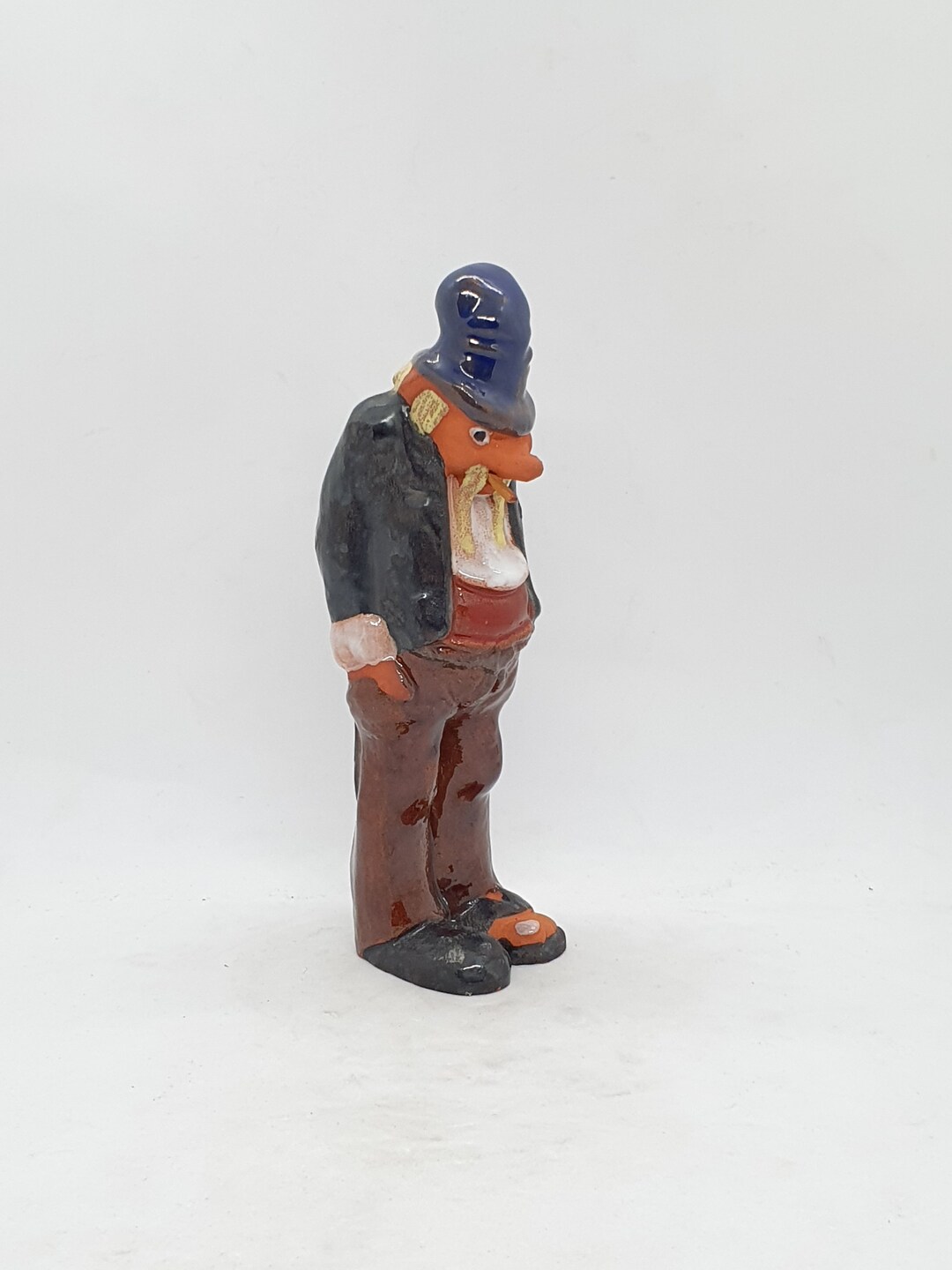 Norway Ceramic Poor Man Figurine | 1970 Norway | Scandinavian Keramik ...