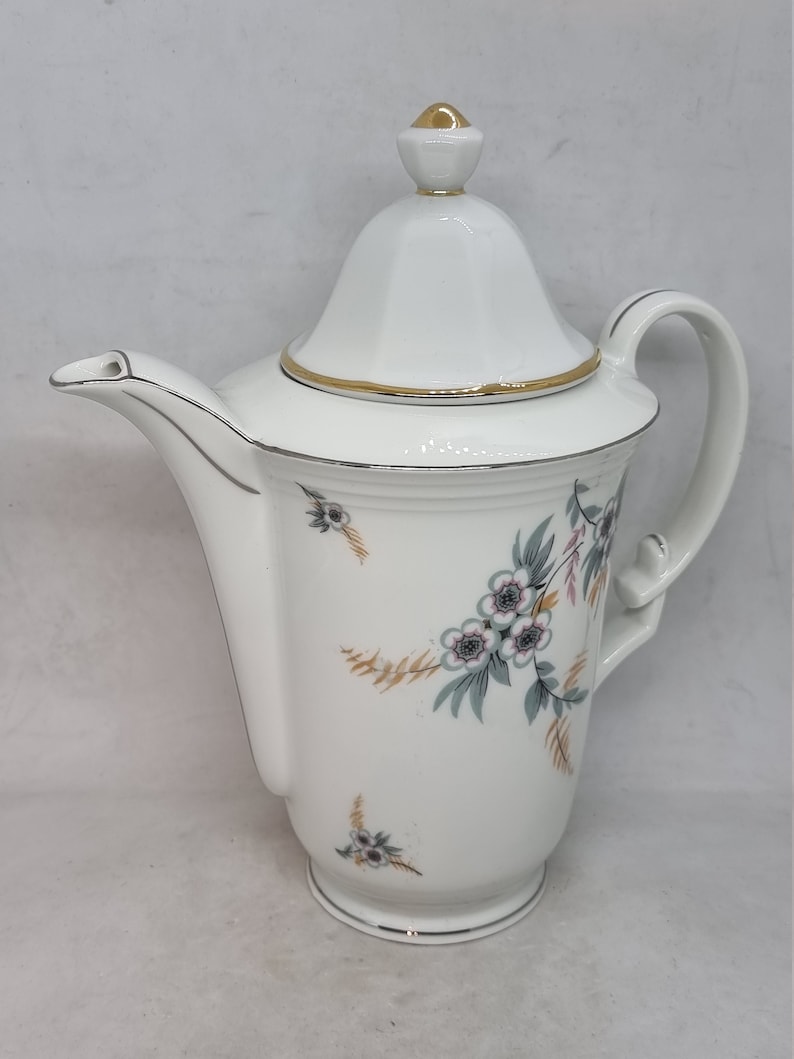 Vintage Victoria Czechoslovakia Porcelain Teapot | Etsy