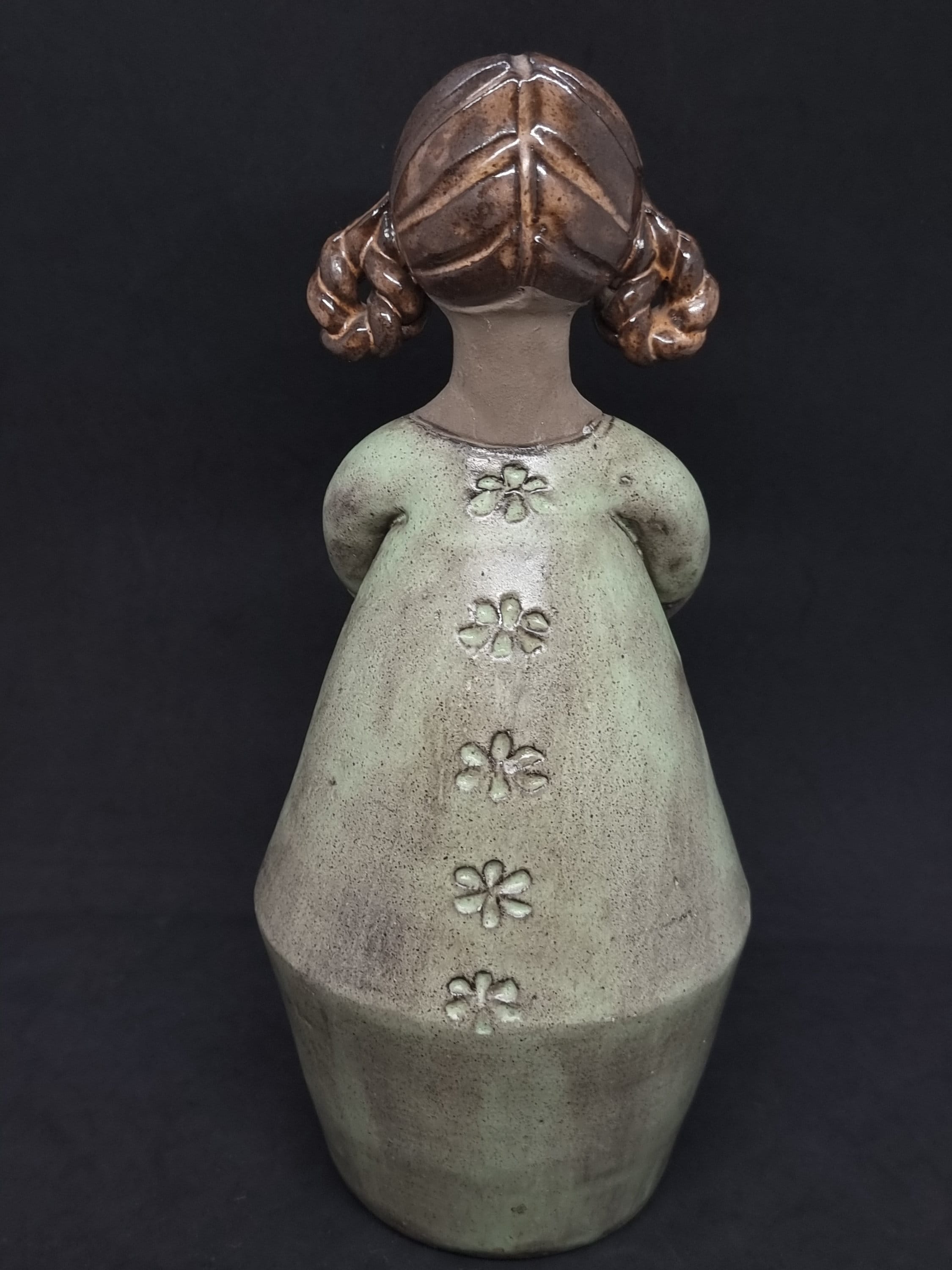 Vintage Elbogen Keramik Sweden Pottery Girl Figurine - Etsy