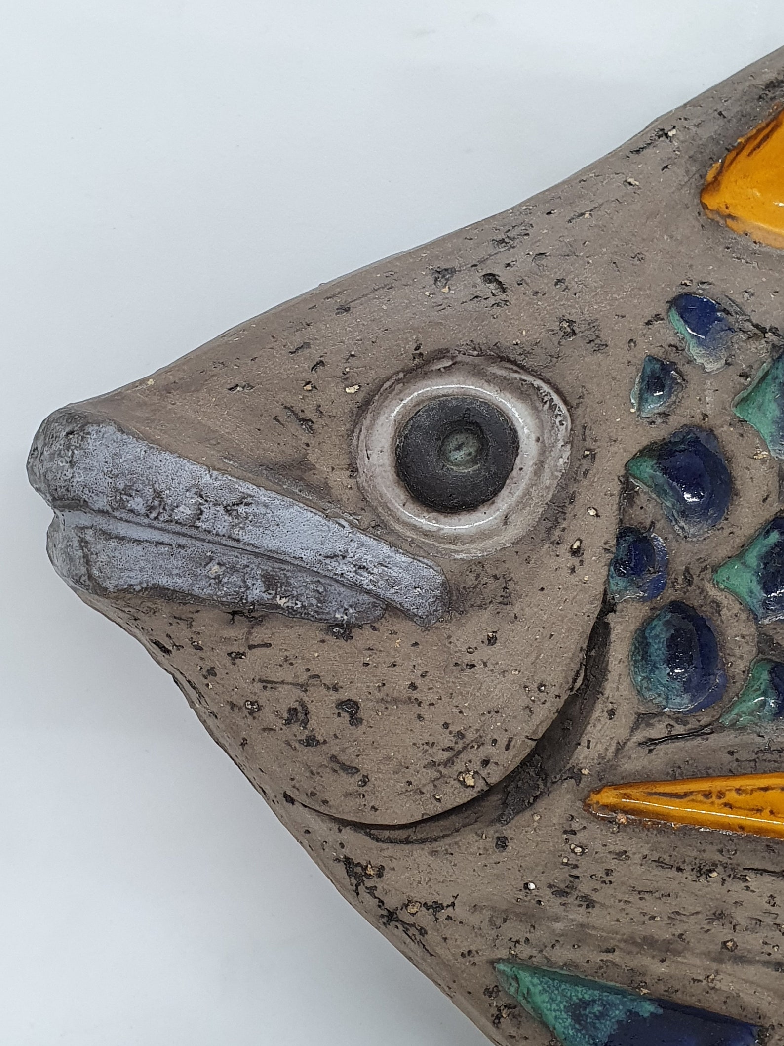 Vintage Elbogen Sweden Pottery Fish Wall Plaque Signed | Etsy