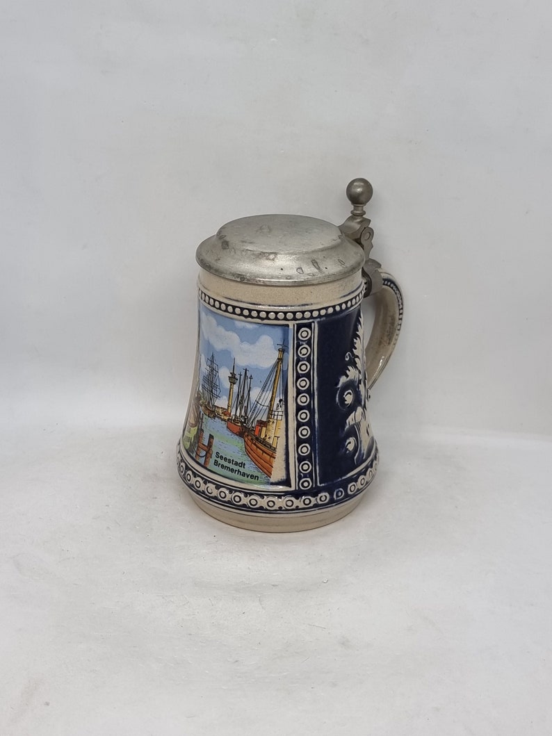 Vintage Gerzit Stoneware Beer Stein Made in West Germany - Etsy