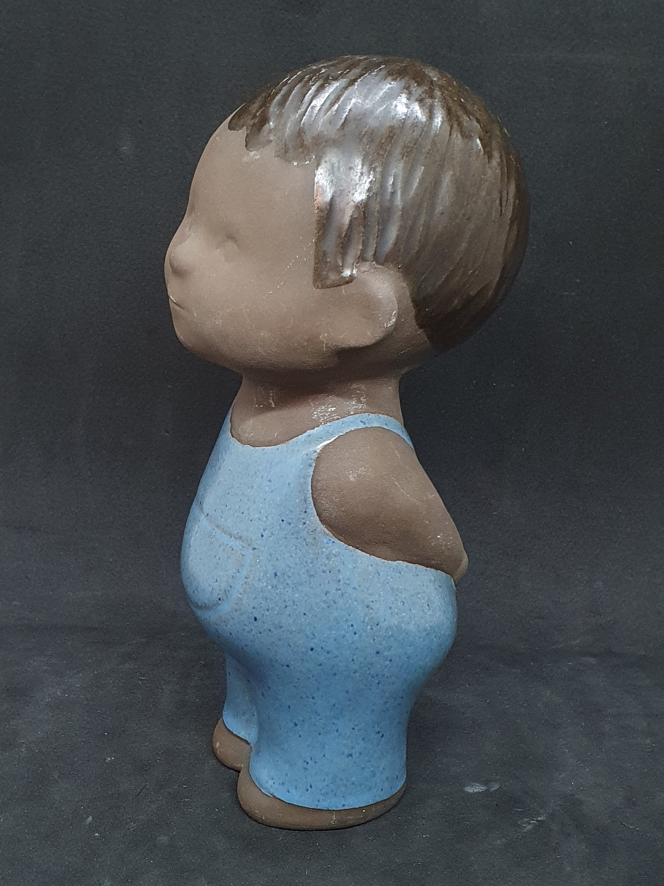 Johan Krukmakare Pottery boy figurine Sweden keramik | Etsy