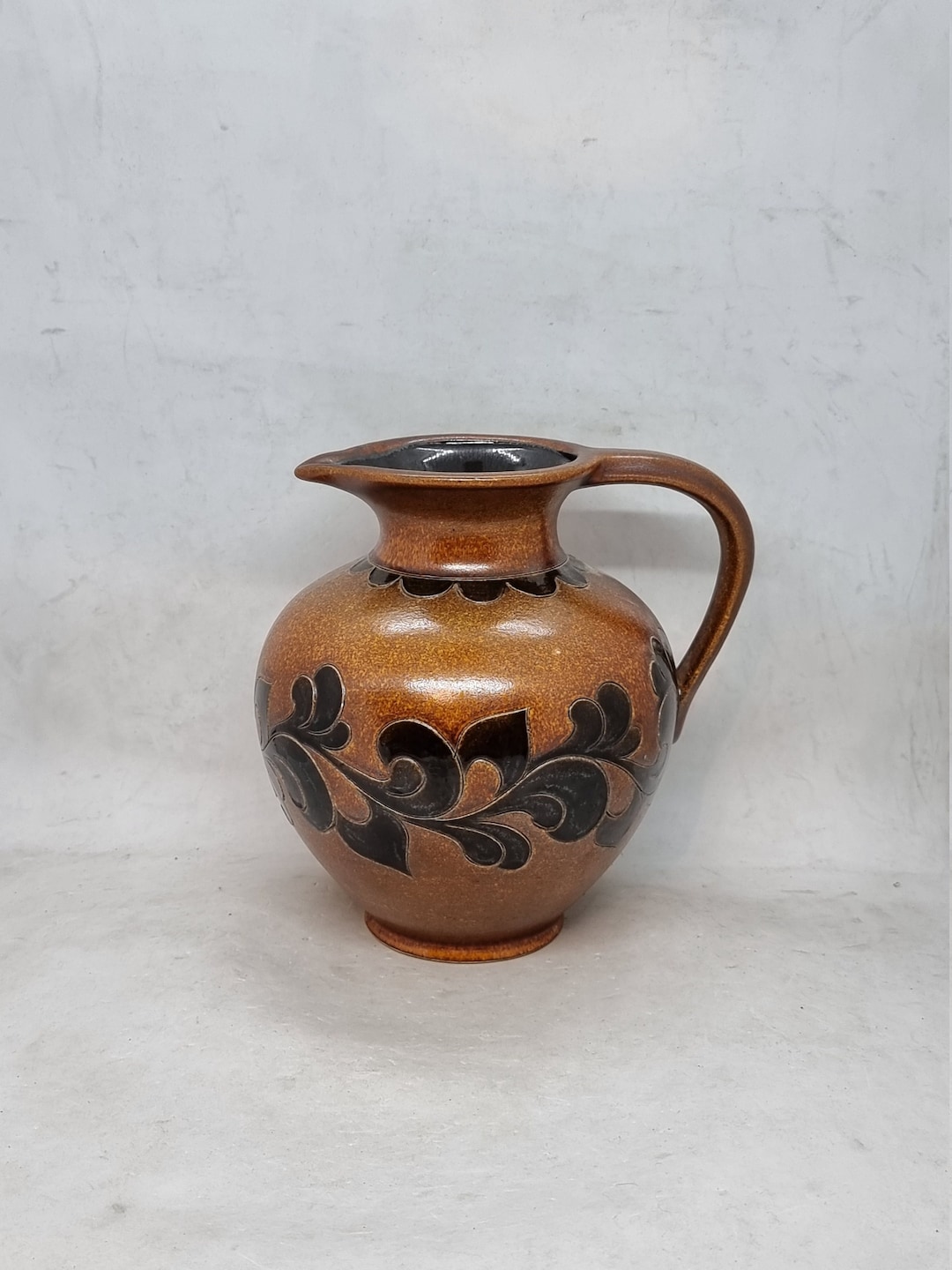 Vintage Handarbeit Ceramic Handle Pitcher | Made in Germany | - Etsy