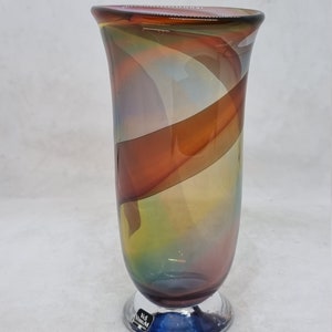 Colorful Glass "vas Vitreum" Vase | Made in Sweden | - Etsy