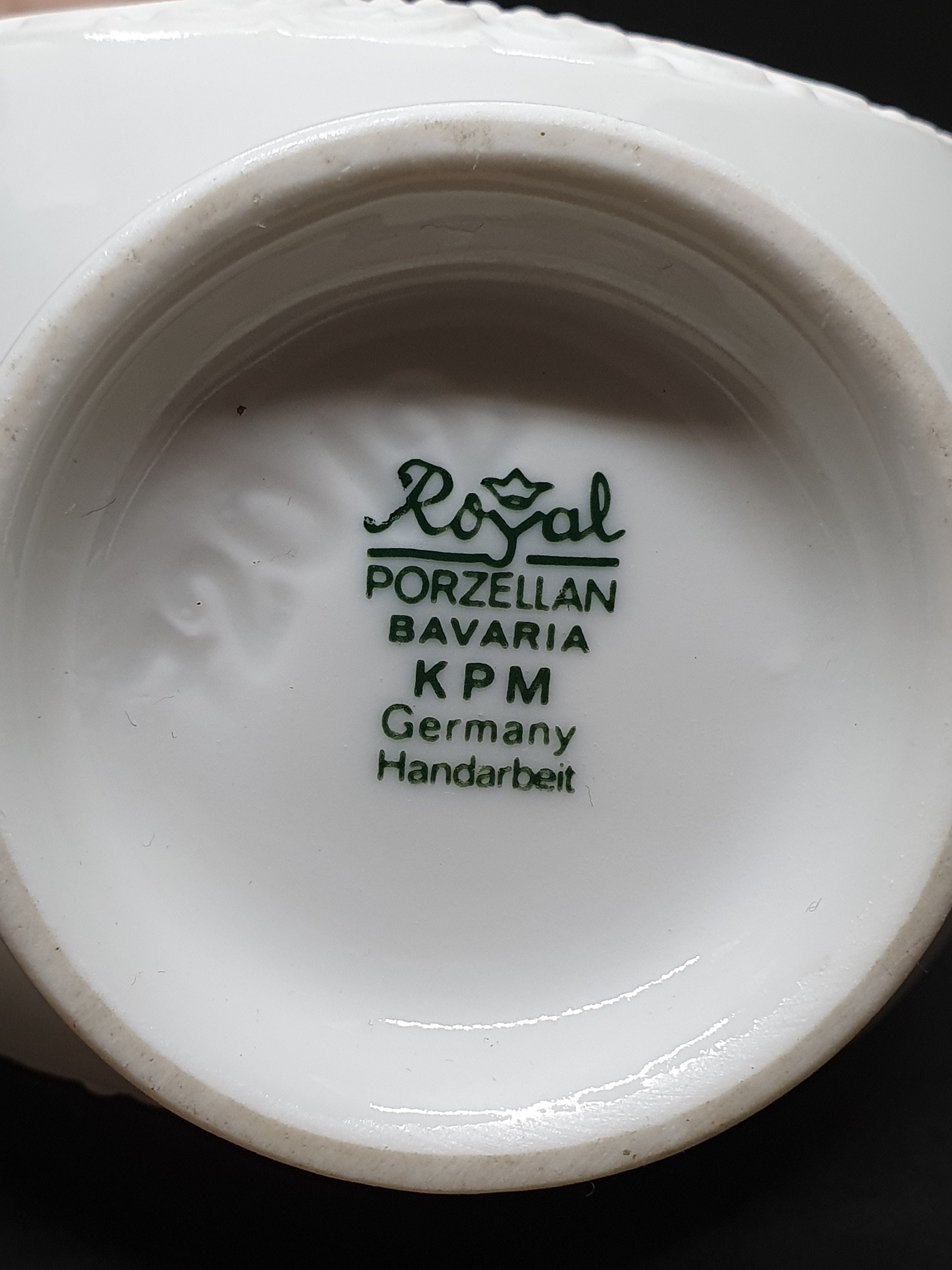 Vintage Royal Porzellan Bavaria KPM Germany Vase | Etsy