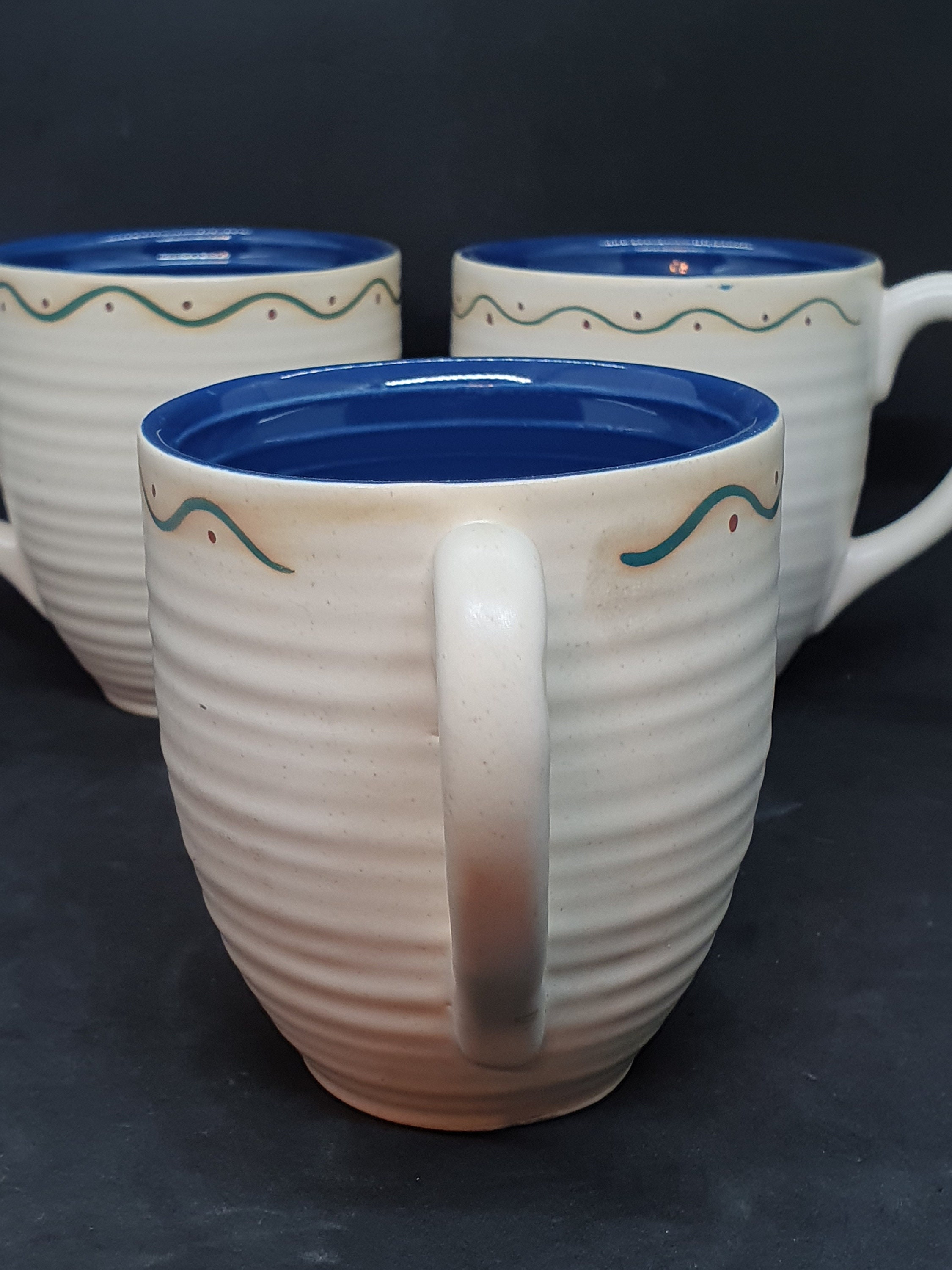 3 Ceramic Mugs Designed by Asa Lindberg Sweden Sagaform | Etsy