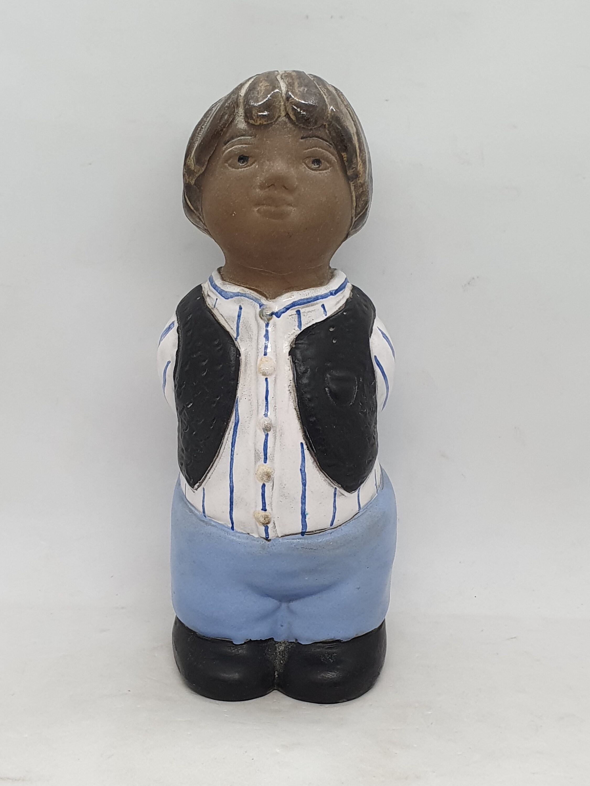 Elbogen Sweden pottery boy figurine Signed elbogen Sweden | Etsy