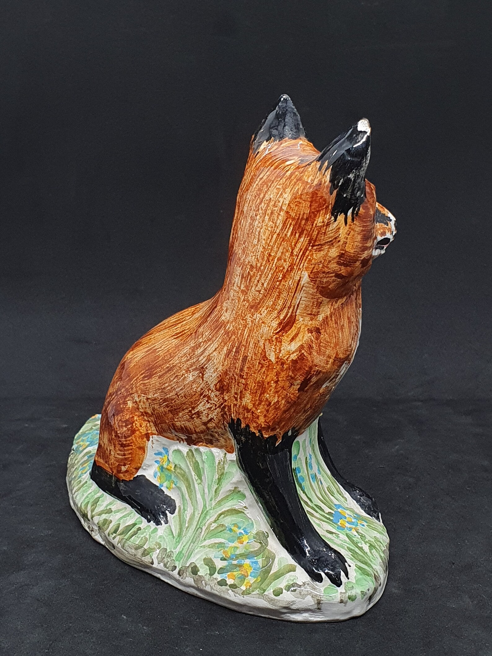 Vintage Ceramic Fox Figurine Carefully Made in Somerset - Etsy