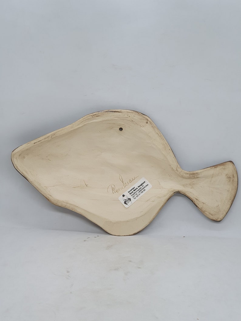Vintage Ceramic Wall Plaque fish Made by Rose - Etsy