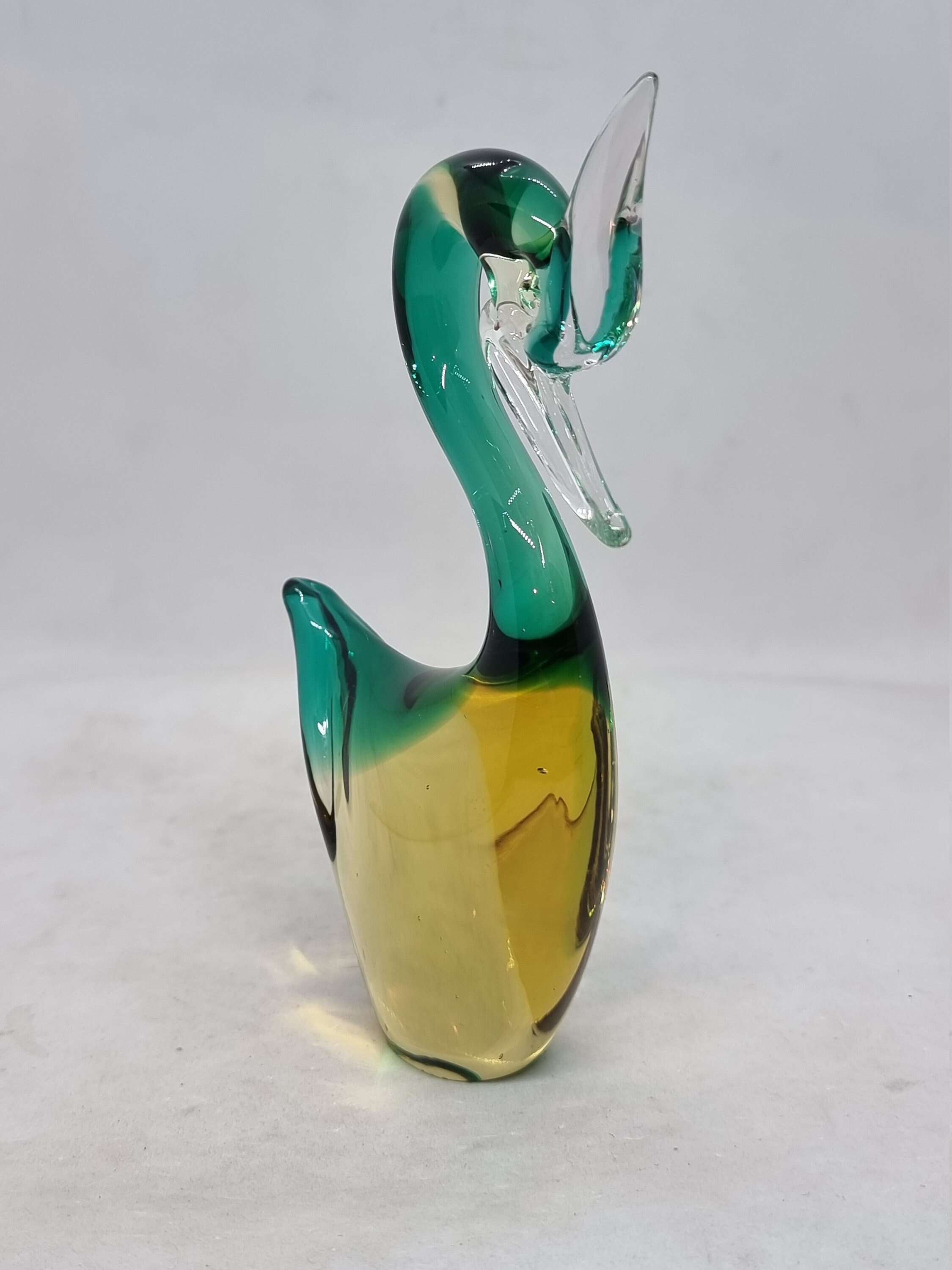 Archimede Seguso Murano Glass Duck \u2013 OrangeBrown Art ...