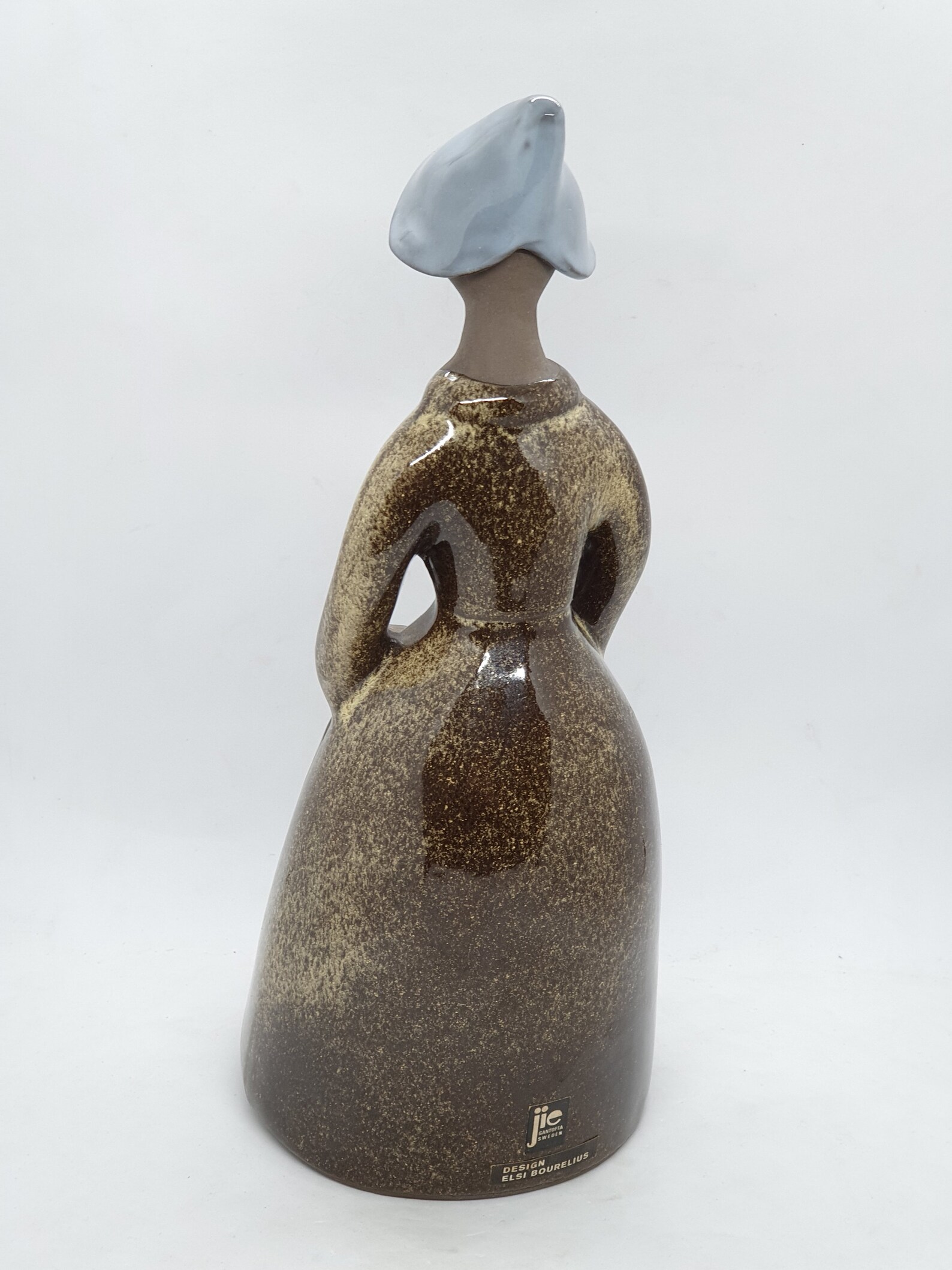 Large Vintage Swedish Ceramic Girl Figurine by Elsi Bourelius - Etsy