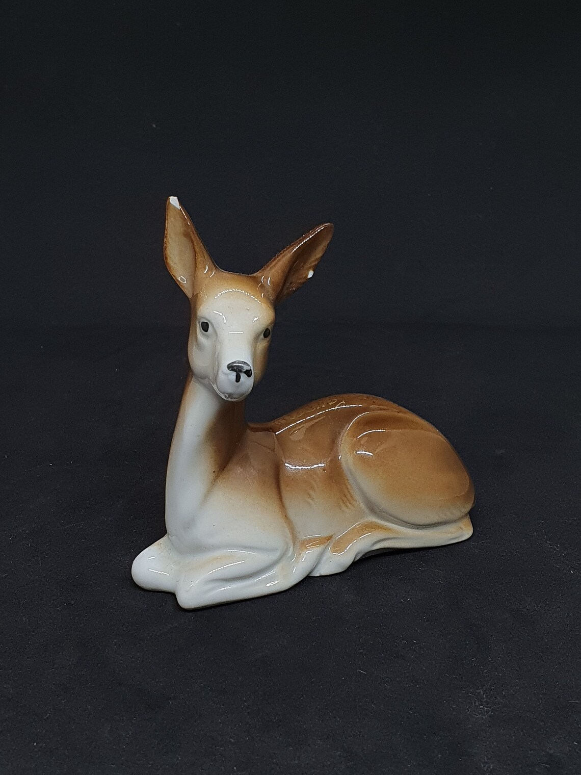 Vintage Foreign Porcelain Decorative Deer Figurine Made in | Etsy