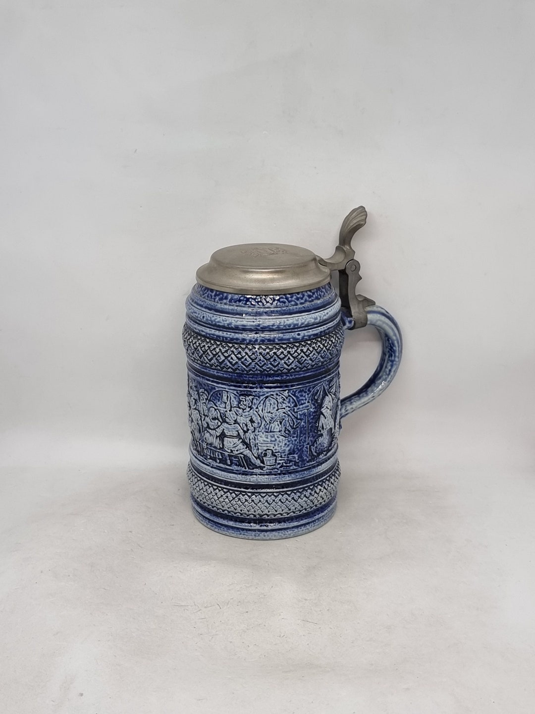 Vintage Gerz Stoneware Beer Stein With Lid | Made in West Germany | - Etsy