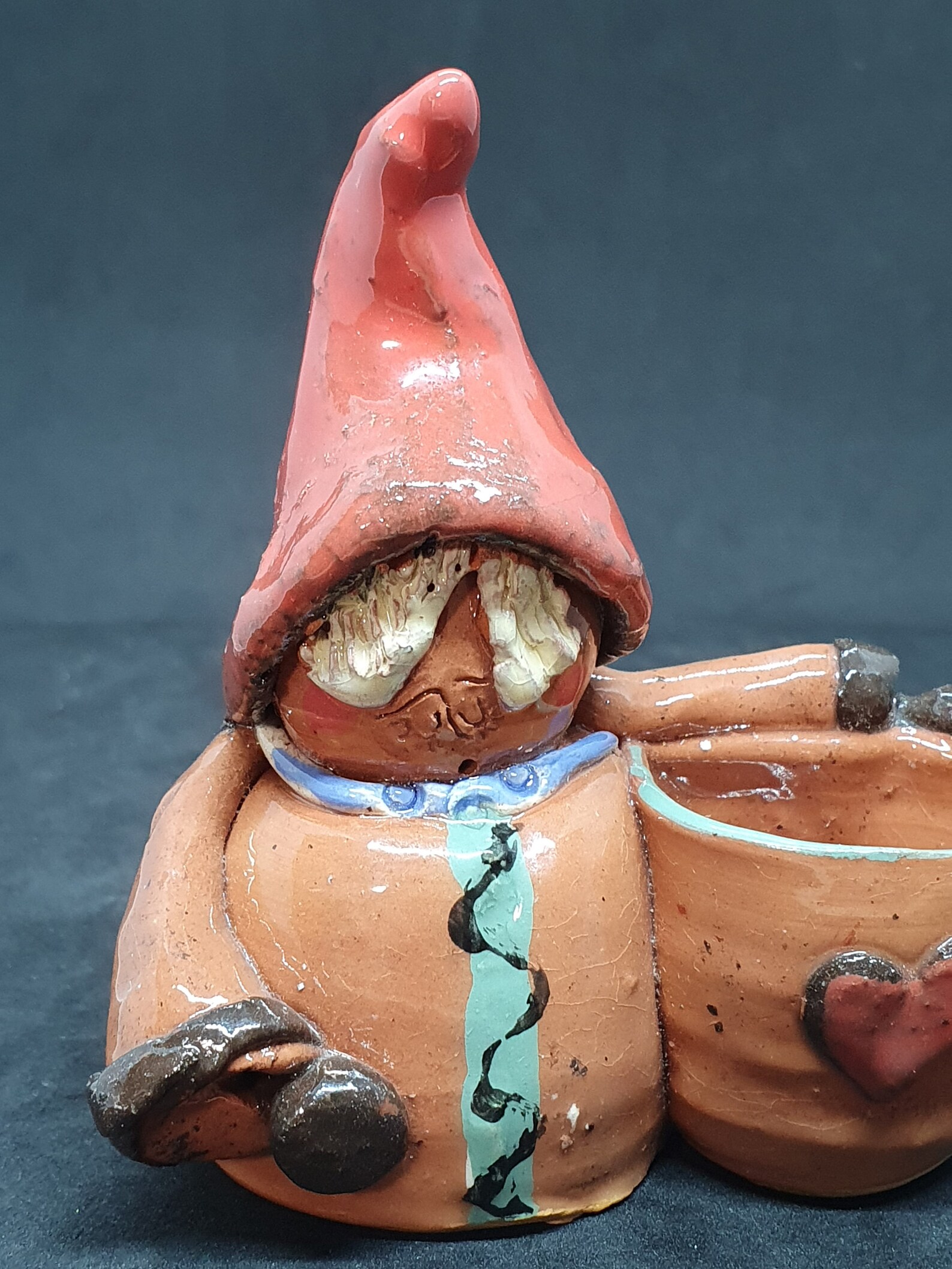 Scandinavian Pottery Dwarf Figurine Scandinavian Ceramic - Etsy