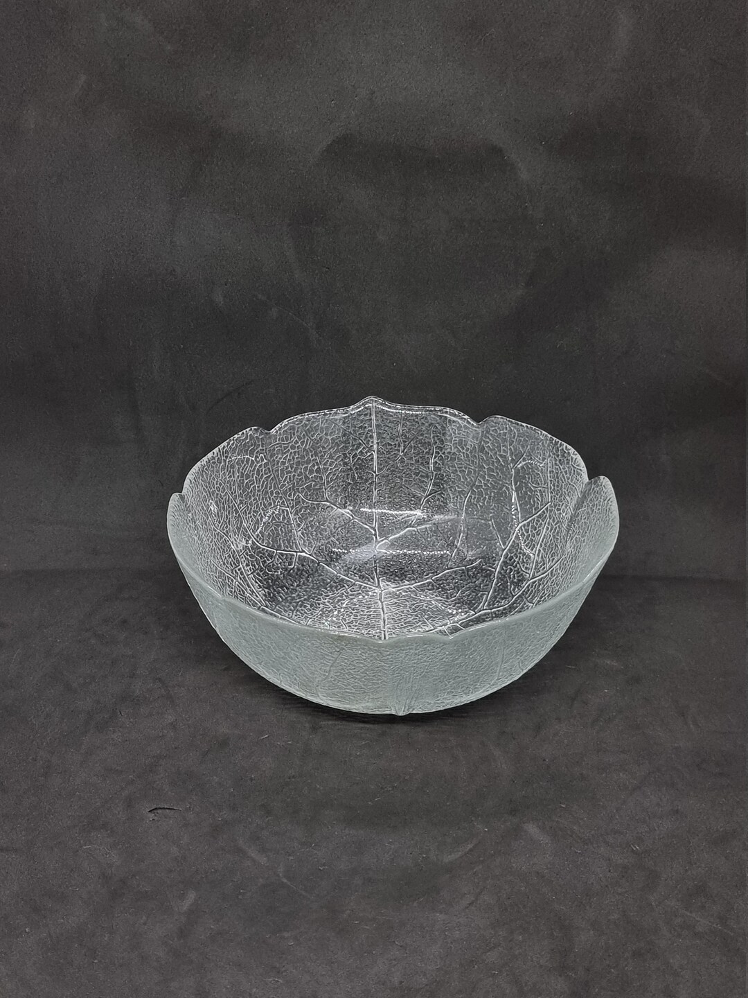 Vintage Scandinavian Glass Bowl | Vintage Crystal Glass | - Etsy
