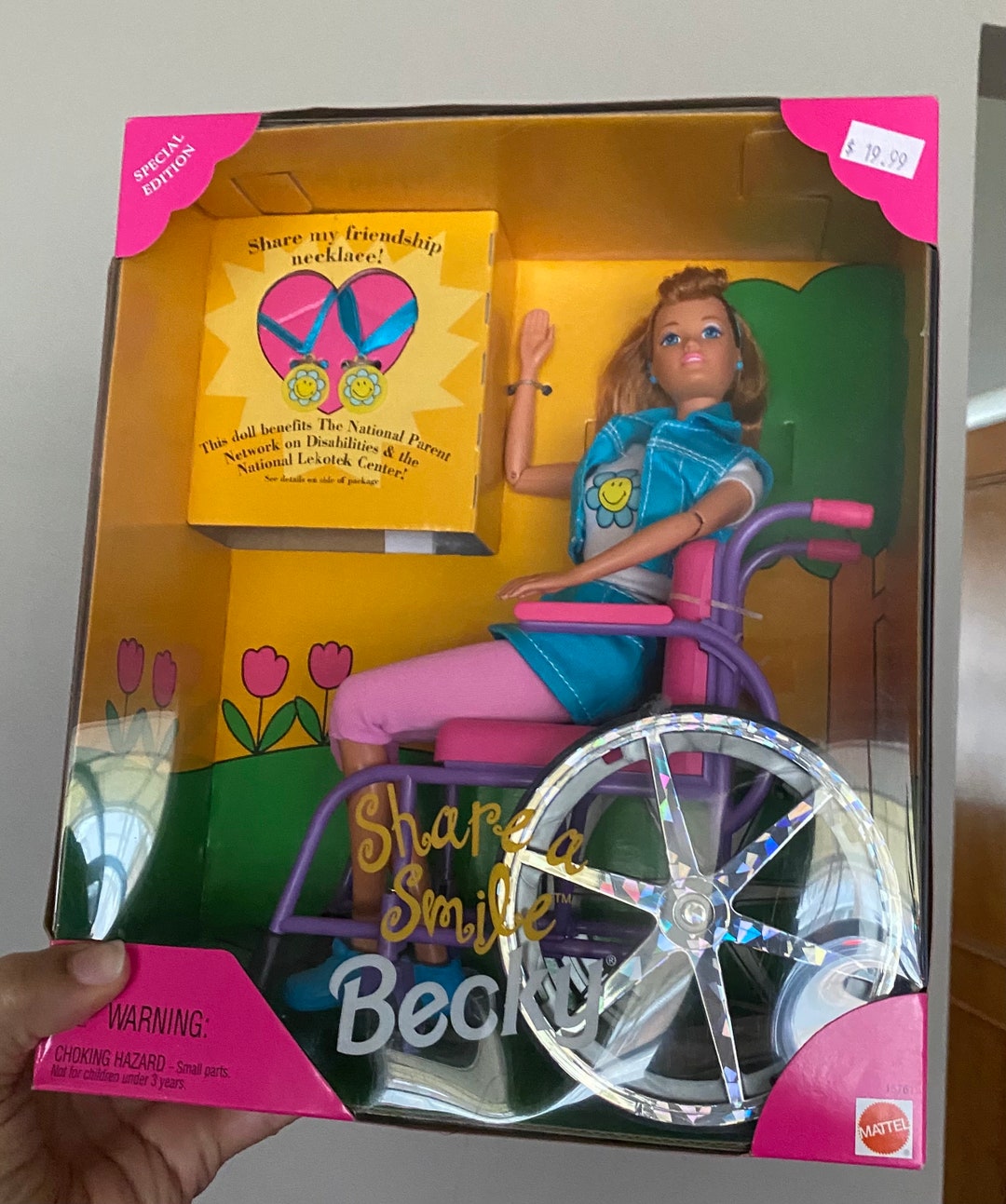 Share a Smile, Becky Barbie Doll, Mattel, 1996, Barbie in a Wheelchair ...