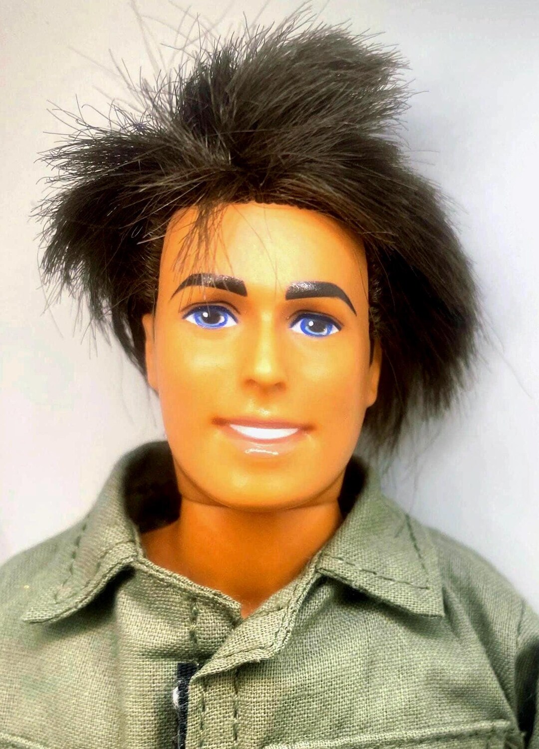 Vintage Ken Barbie Doll With Rooted Brown Hair and Blue Eyes, 1987 - Etsy