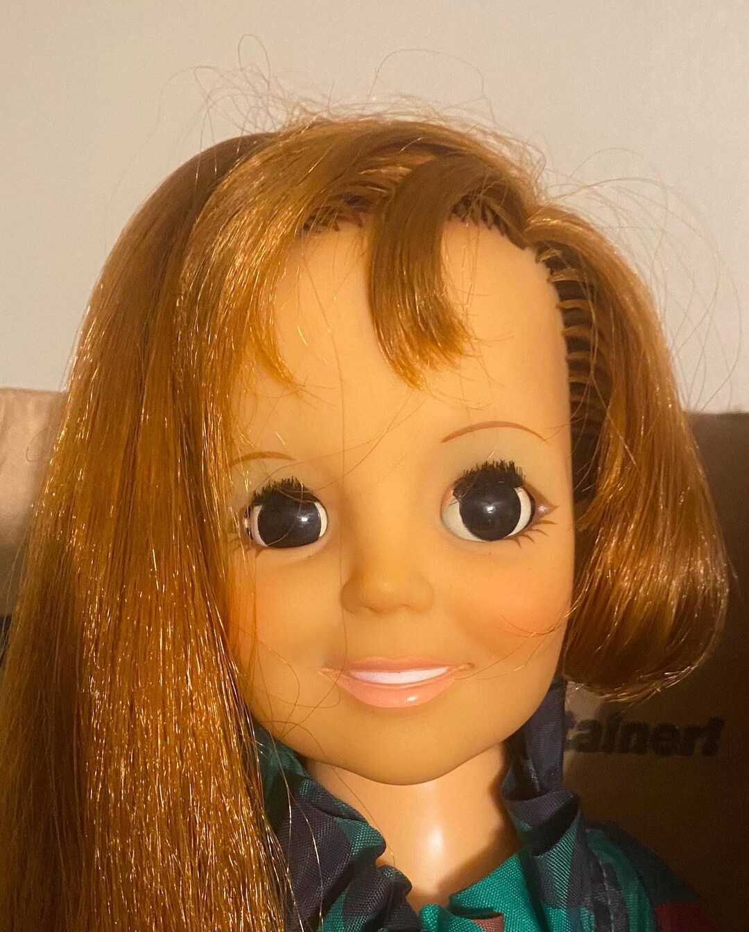 Vintage, Growing Hair Crissy Doll, 1968, by Ideal Toy Corp, Green Dress ...