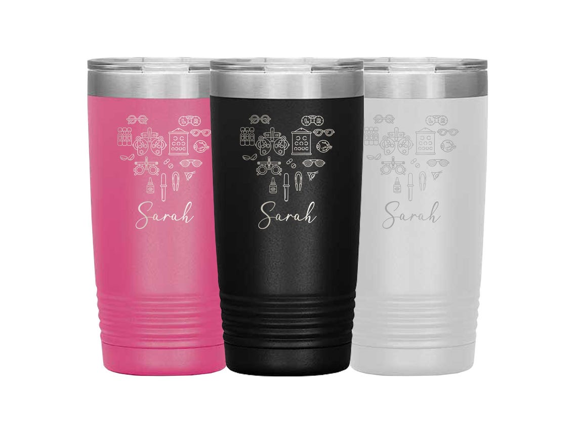 Personalized Optometrist Gift - Eye Doctor Tumbler - Optometry Cup ...