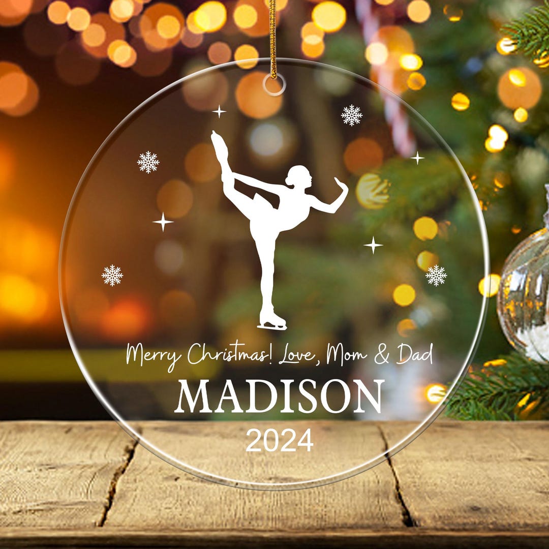 Personalized Figure Skating Ornament, Figure Skating Gifts, Figure ...