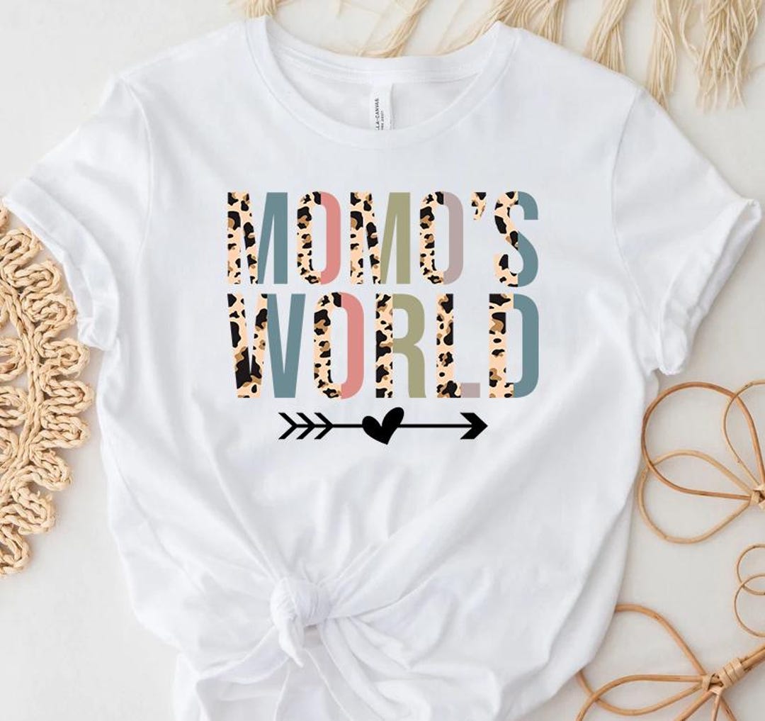 Momo's World Shirt, Leopard Print Momo Shirt, the Best Momo Shirt, New ...