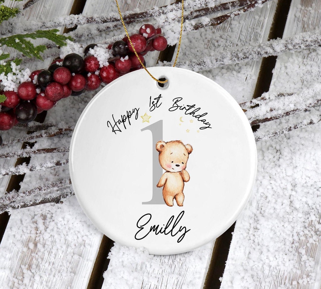 Personalized First Birthday Gift, Personalized First Birthday Keepsake ...
