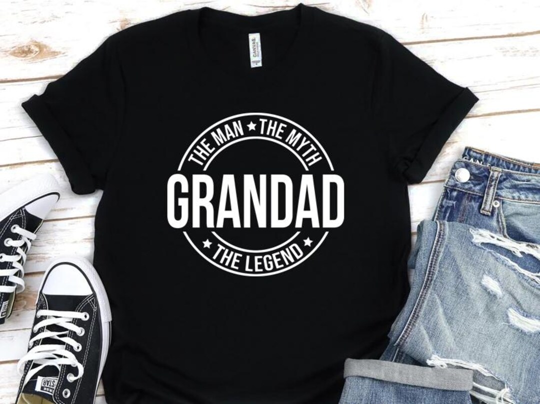 Grandad the Man the Myth the Legend Shirt, Grandad Sweatshirt, Grandad ...