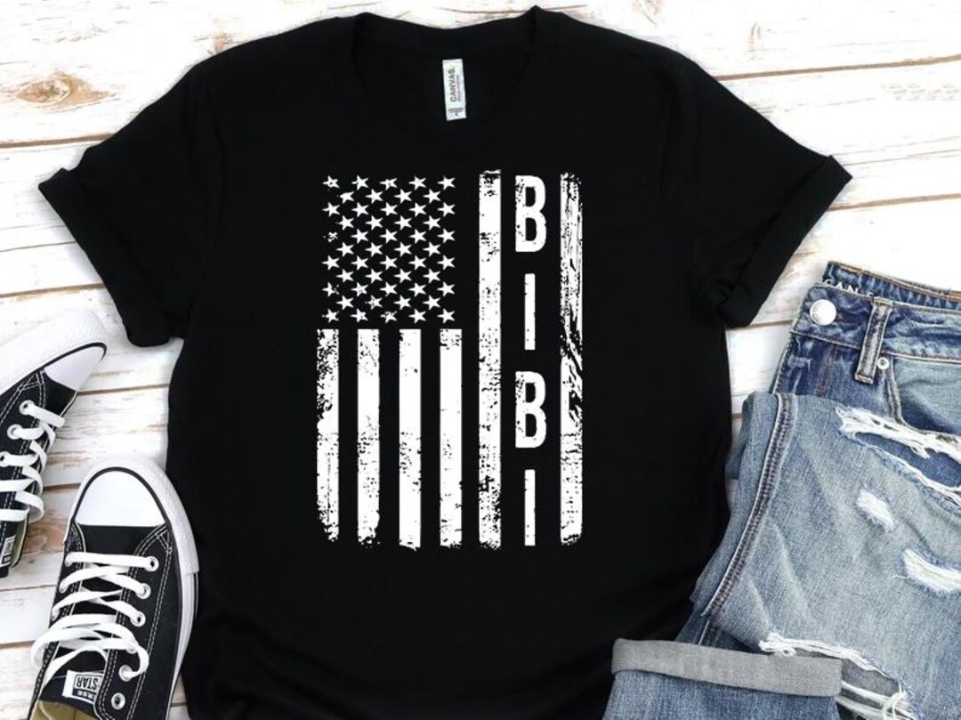 Bibi Flag Men Shirt, Papa Grandpa Dad Daddy Bibi Sweatshirt, Usa ...