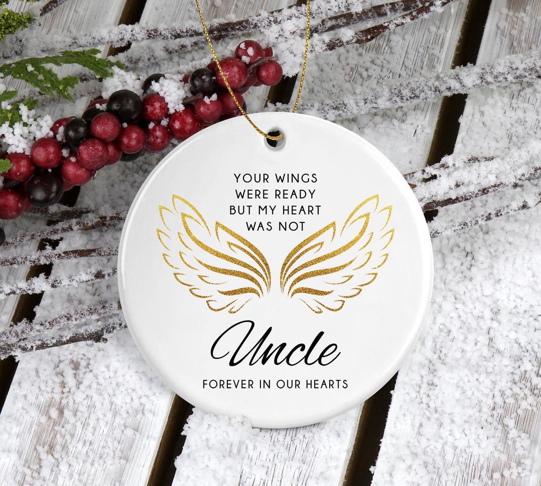 In Loving Memory of Uncle Ornament Christmas - Uncle Forever in Our ...