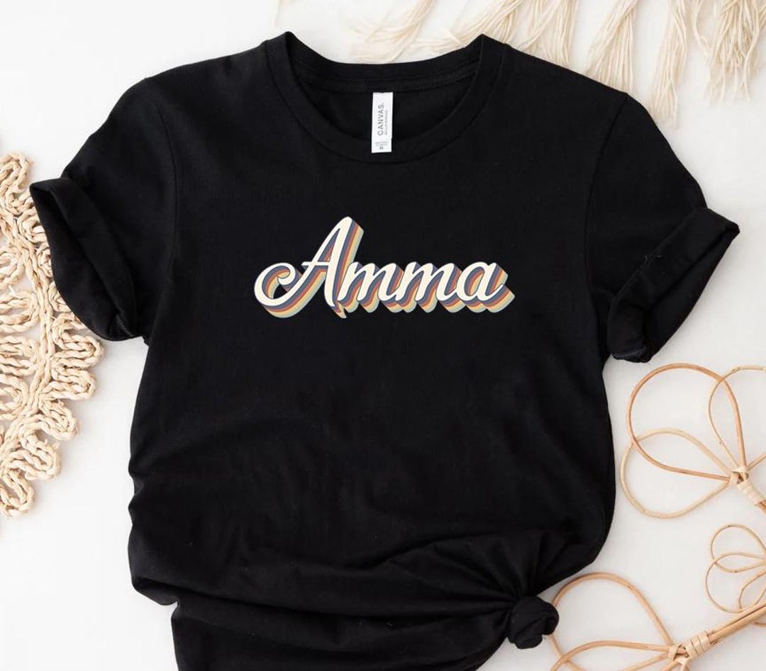 Retro Amma Shirt, New Amma Sweatshirt, Best Amma Shirt, Gift for Amma ...