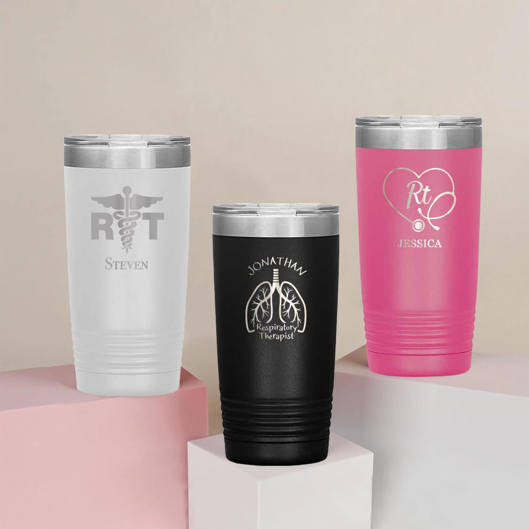Personalized Respiratory Therapist Tumbler - Lungs - Therapist Gift ...