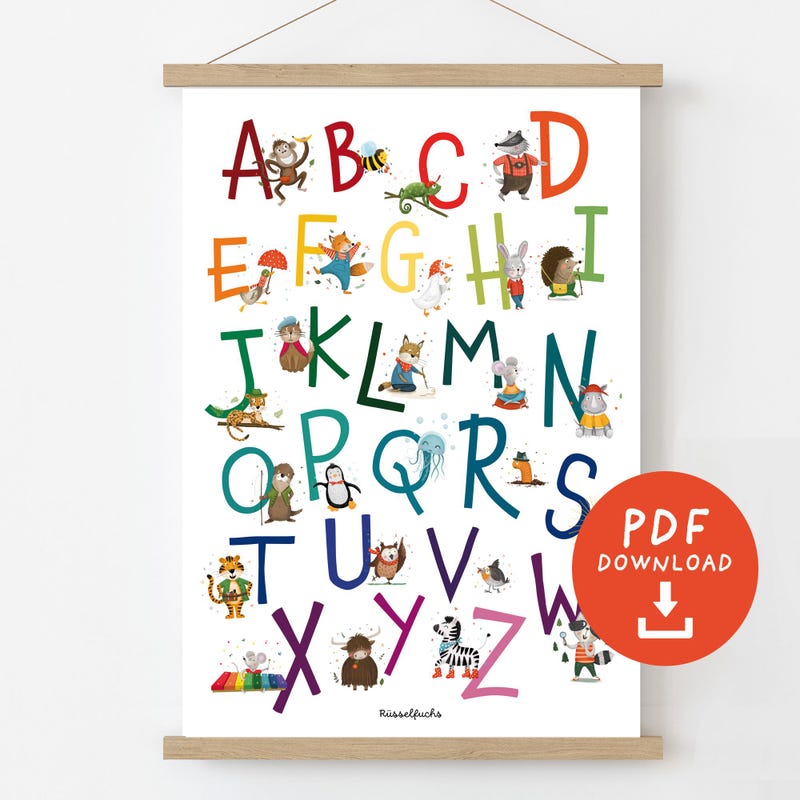 Abc Poster - Etsy