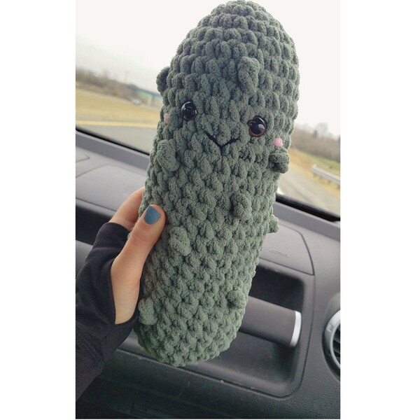 Crochet Emotional Support Pickle - Etsy