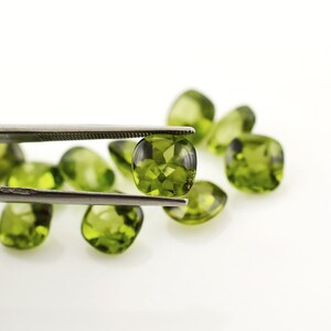 Peridot, Peridot Cushion, Peridot Gemstone, Loose Peridot, Green ...