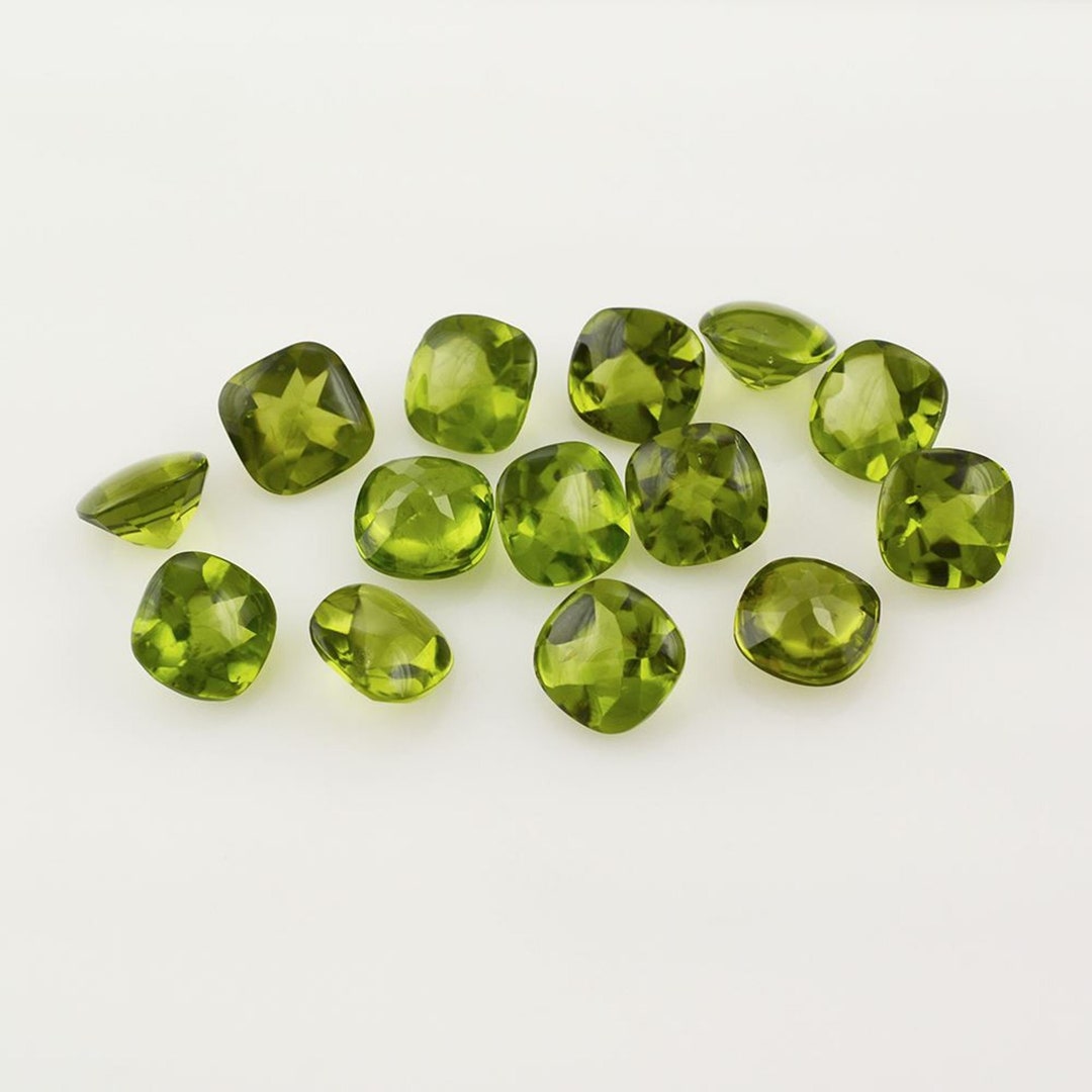 Peridot, Peridot Cushion, Peridot Gemstone, Loose Peridot, Green ...