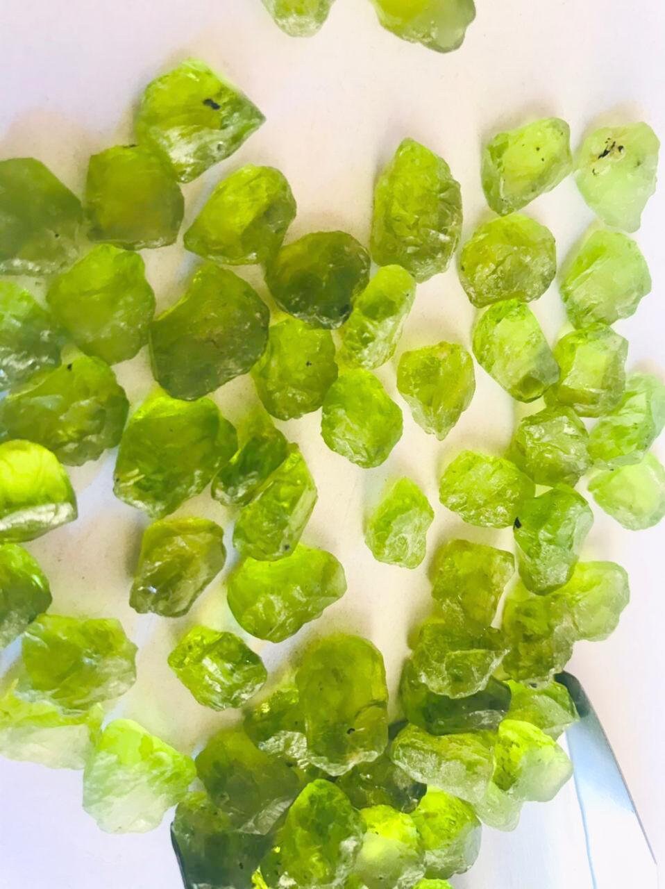 Peridot Raw Peridot Rough Natural Peridot Peridot Gemstone - Etsy