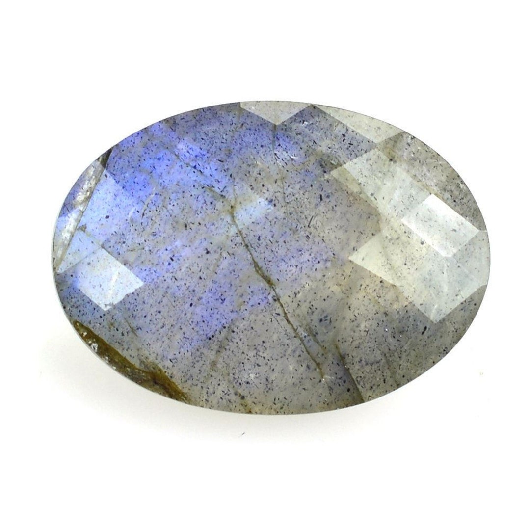 Labradorite Checker Cabochons, Natural Labradorite Oval Shape Gemstone ...