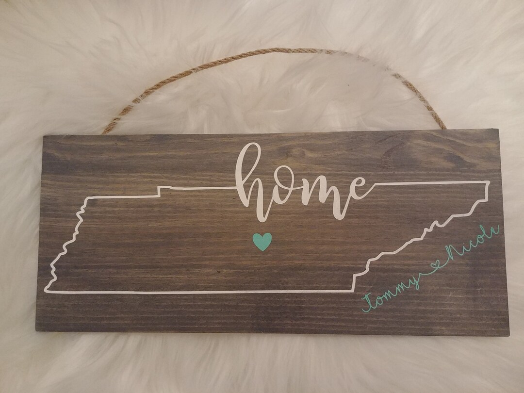 Tennessee Home Decor, Tennessee Decor, Valentines Day Gift, Tennessee ...