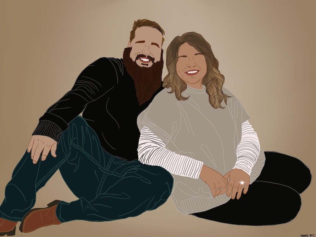 Custom Digital Portraits - Etsy