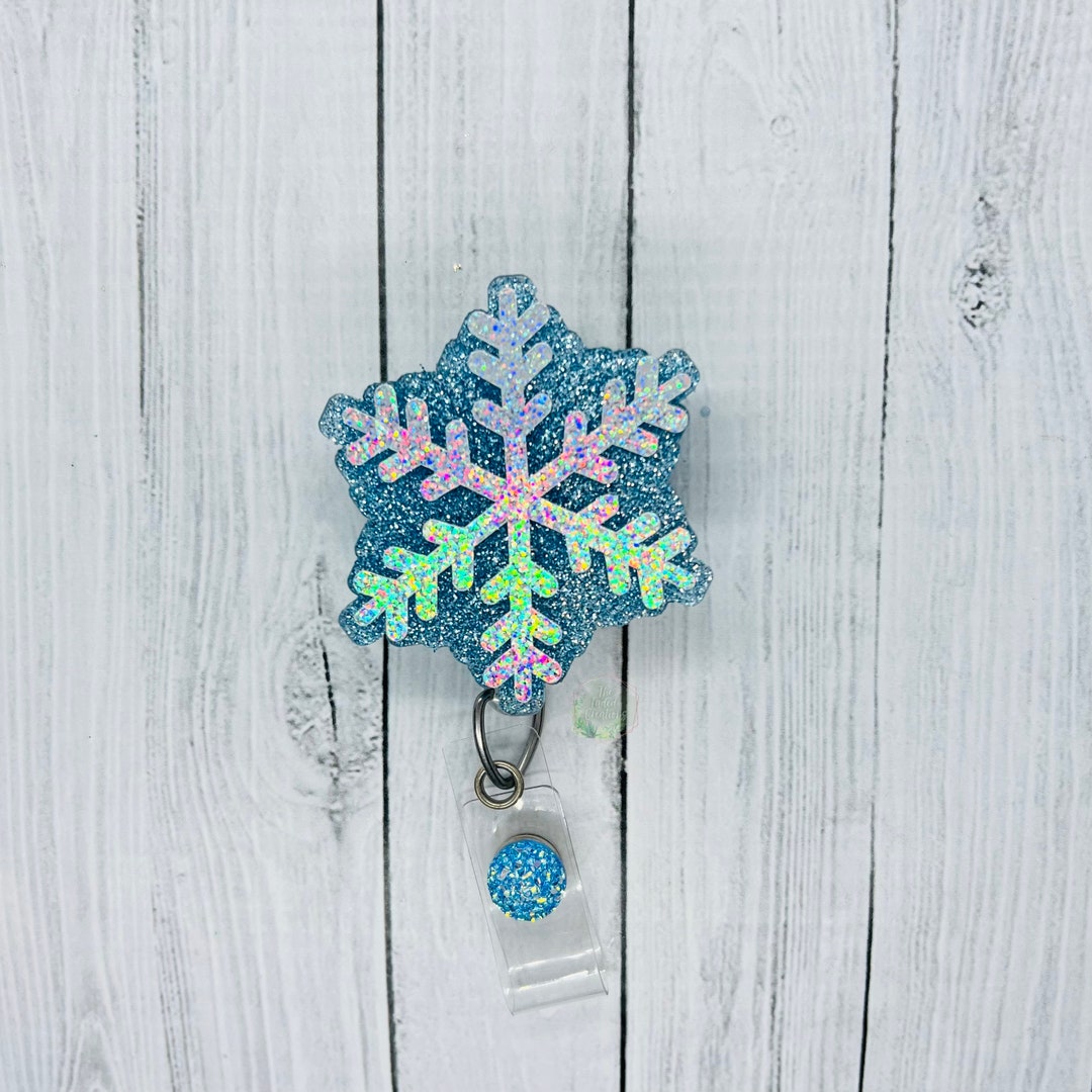 Snowflake Badge Reel|winter Badge Reel|snow| Holidays|holiday Badge ...