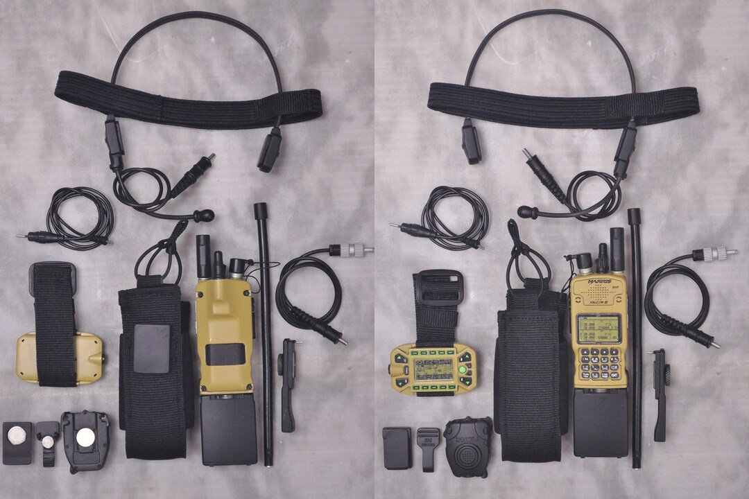 1:3 Scale Miniature Model Kit Harris Falcon Tactical Radio Headphone ...