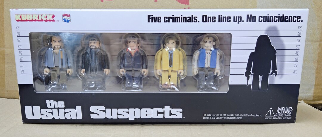 Kubrick the Usual Suspects 6 Figures Full Set Free Ems Ship to World ...