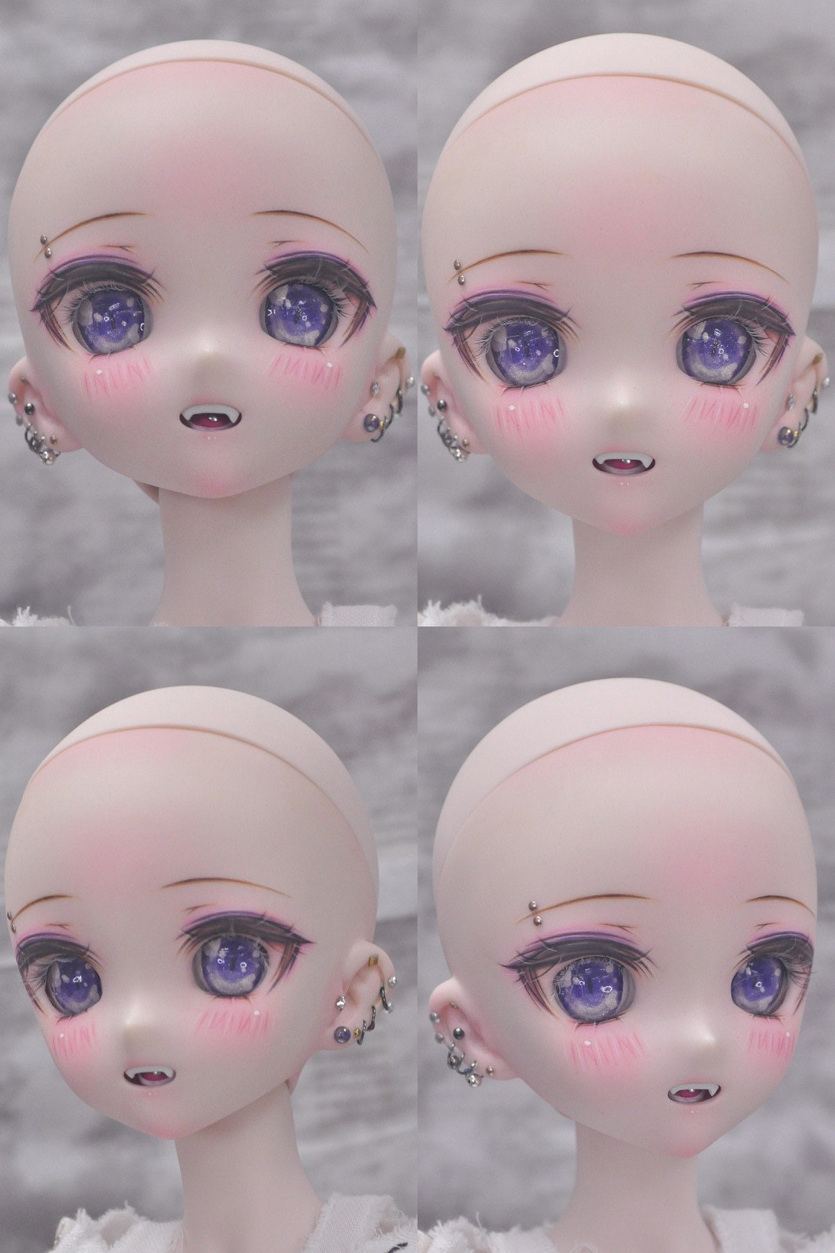 Volks Mini Dollfie Dream Mdd Ddh-10 Customize Head Eyes Wig - Etsy