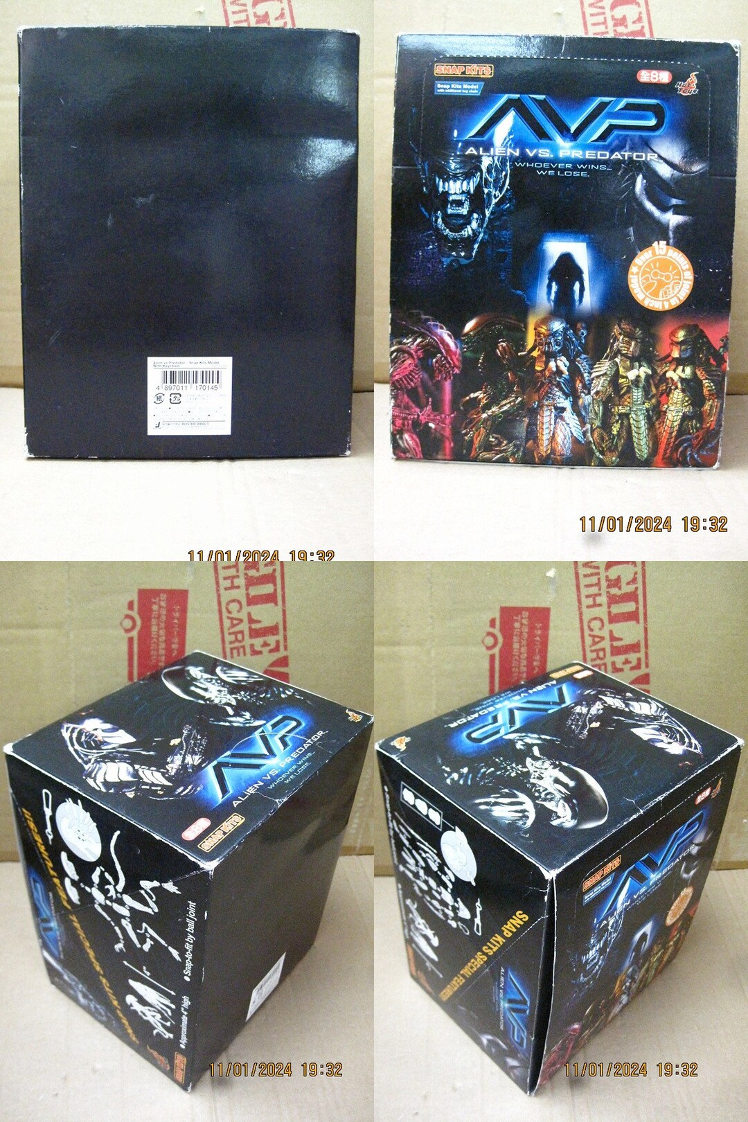 Aline Vs Predator Avp Snap Kits Collection Action Figure 9 Figures ...