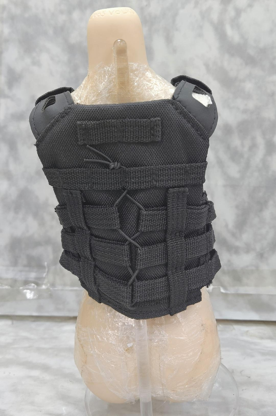 1:3 Scale Miniature Model Black Color Tactical Vest Two Magazines Two ...