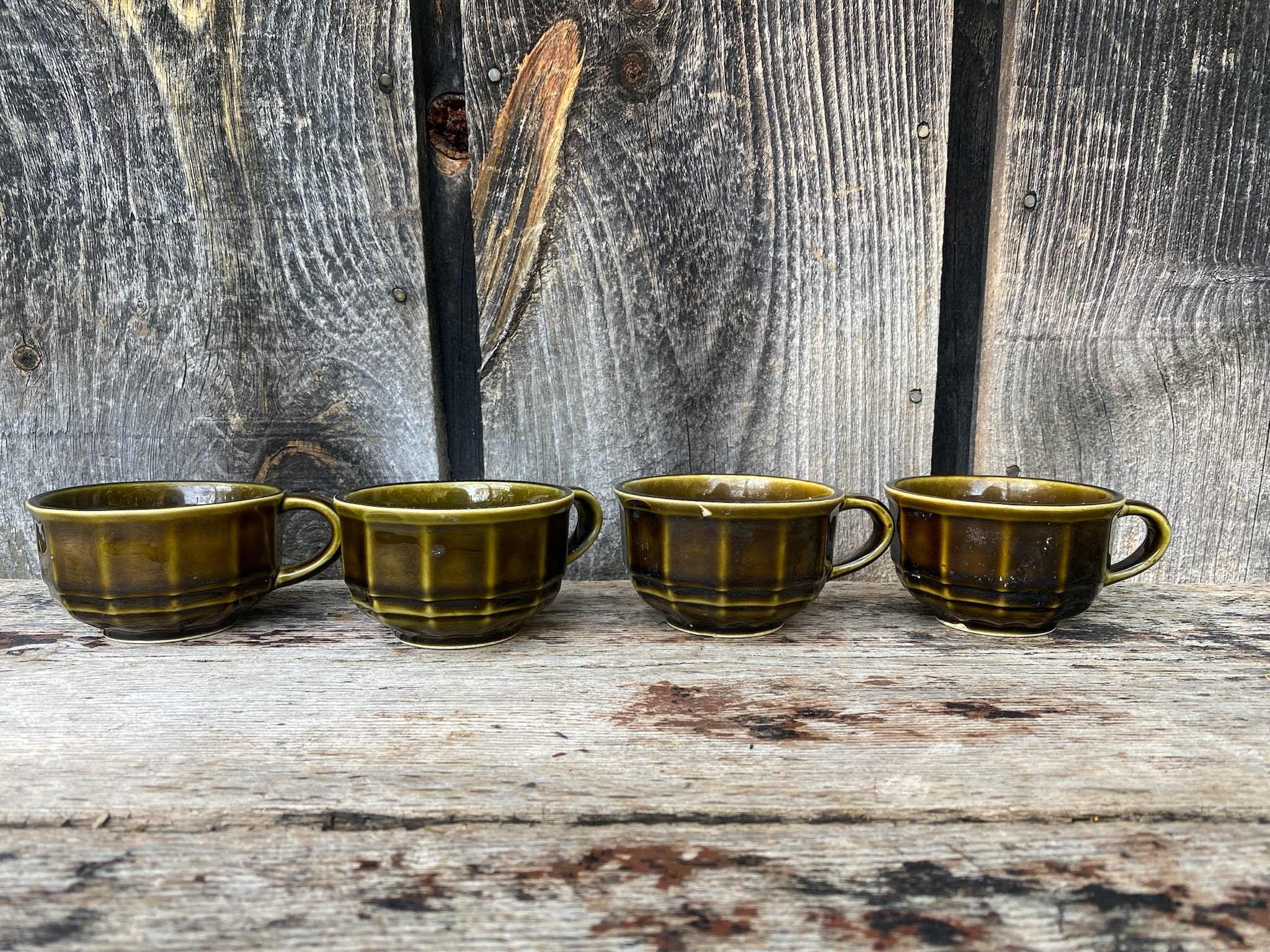 Vintage Mugs 1970s Mugs Set of 4 1970s Mugs 1970s Mug - Etsy